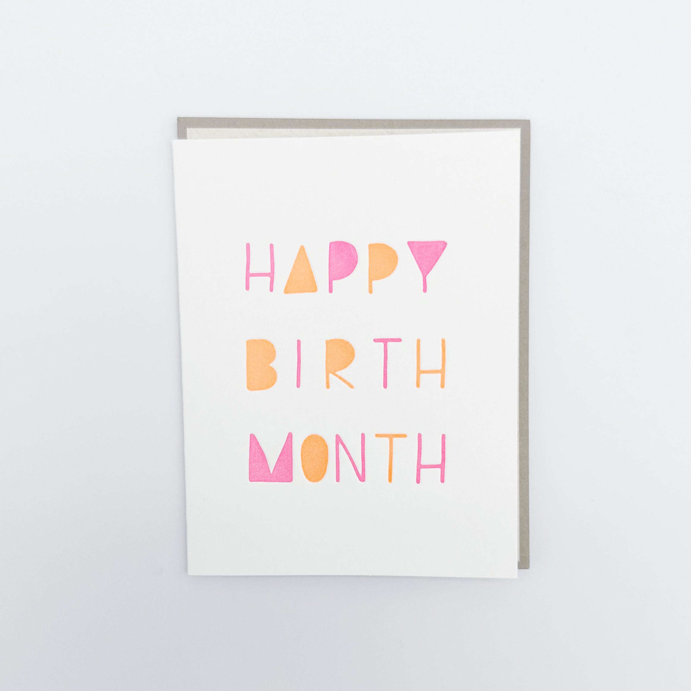 Happy Birth Month Card | Cute Birthday BDay Greeting Card Locally Made ...
