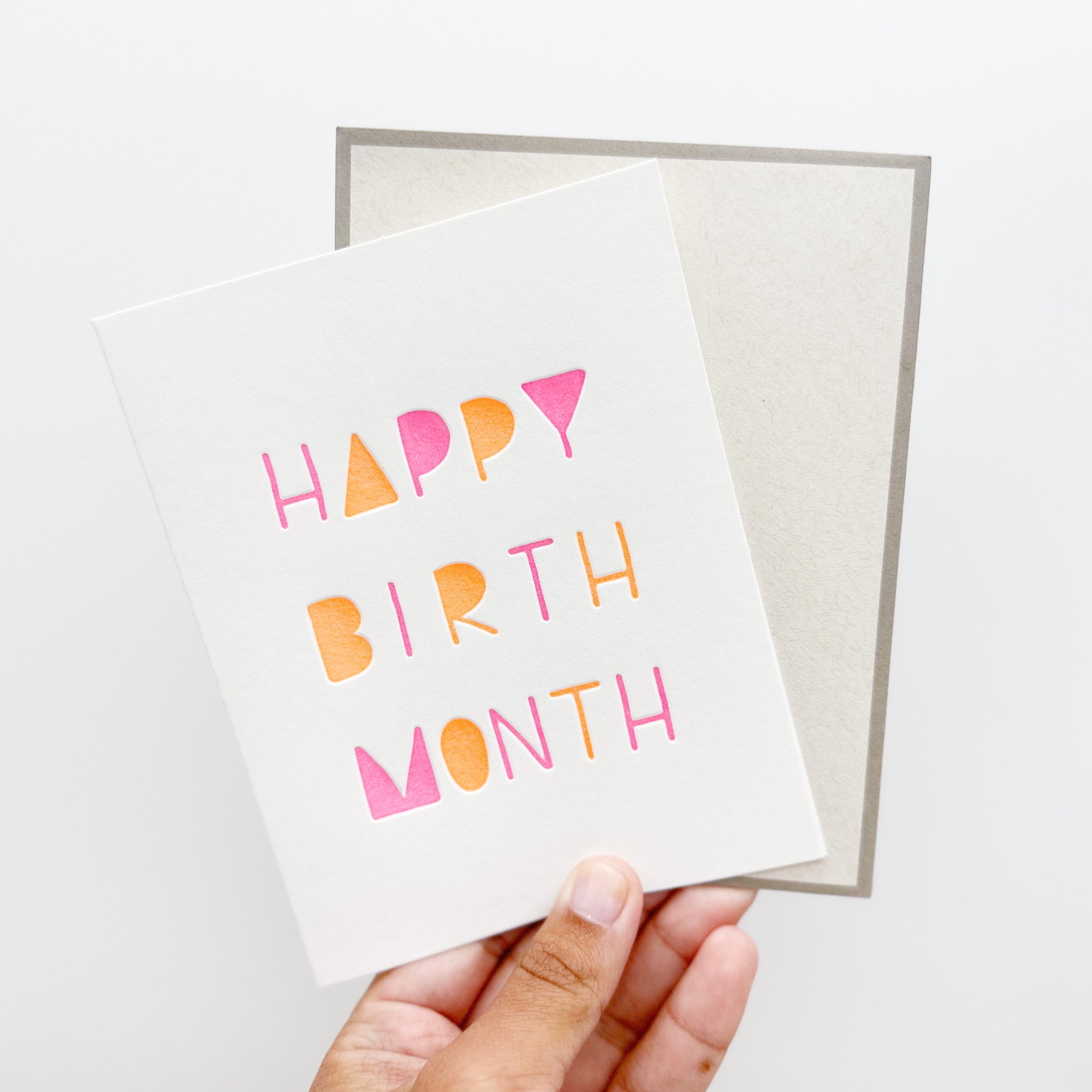 Happy Birth Month Card | Cute Birthday BDay Greeting Card Locally Made ...