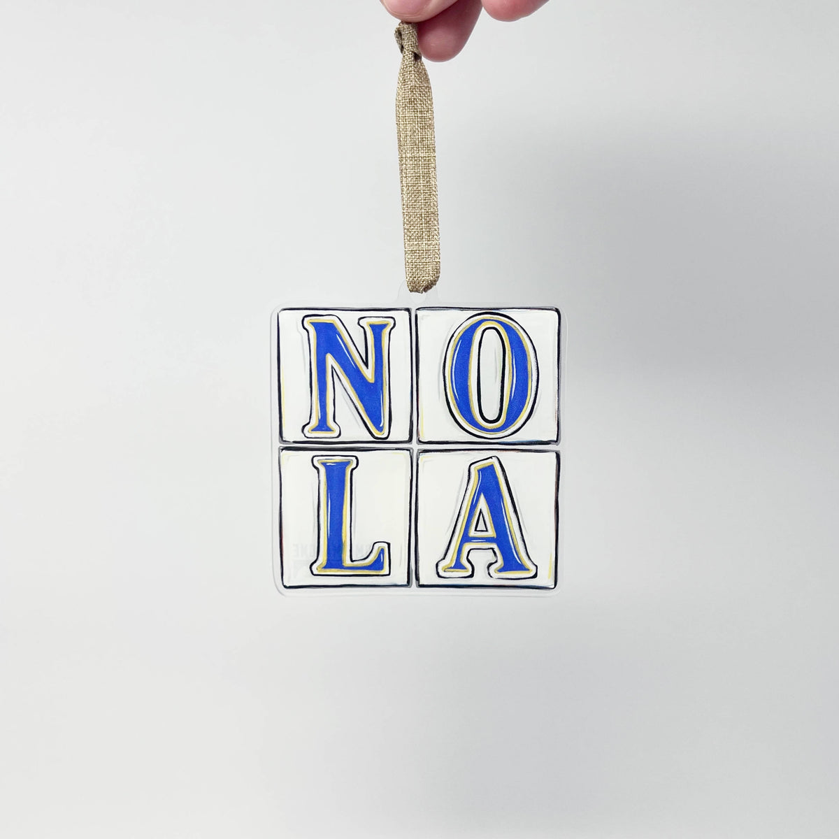 Acrylic NOLA Street Tiles Ornament - Classic New Orleans Street Signs ...