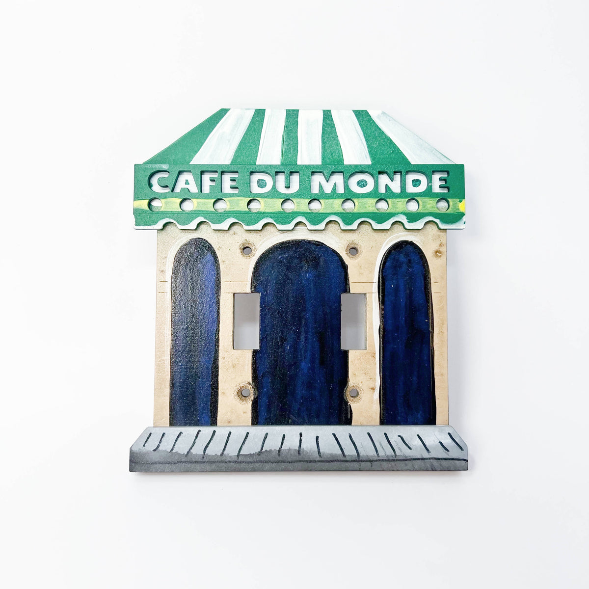 Cafe Du Monde Switch Plate - Cute Unique New Orleans Louisiana Artist ...