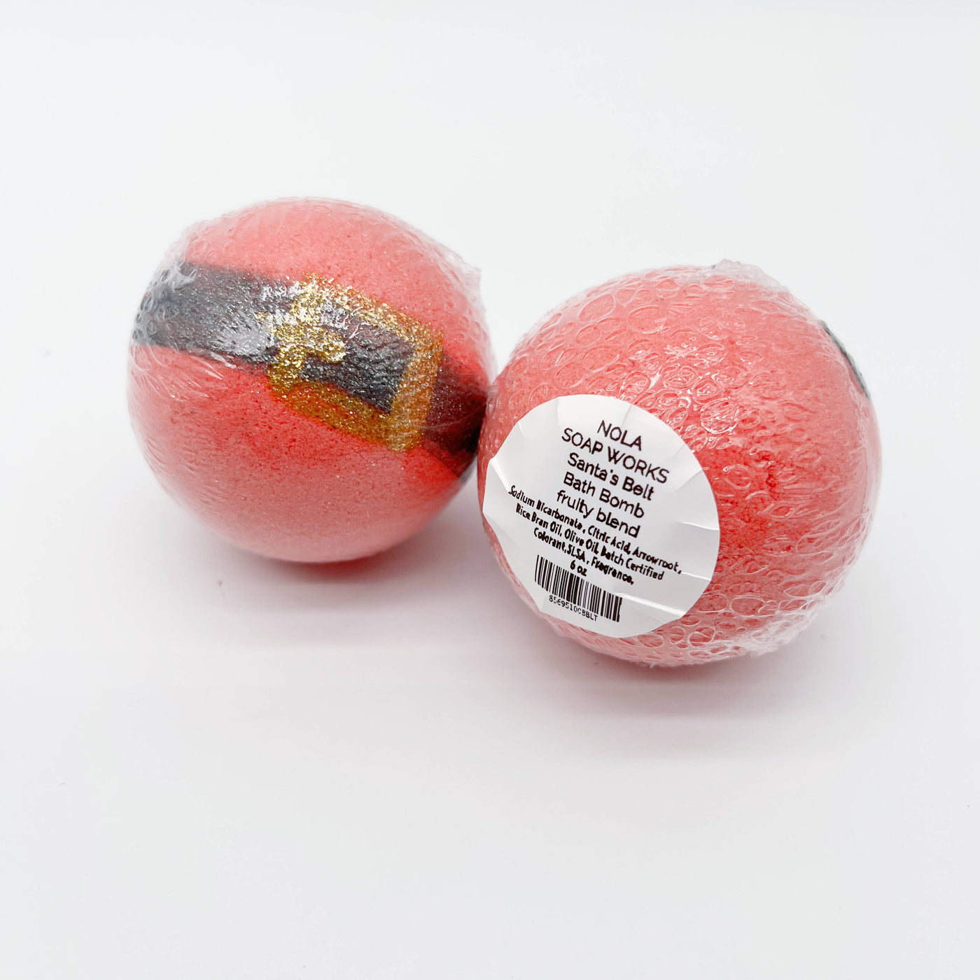 Santa Suit Cherry Bath Bomb | Holiday Christmas Festive Unique Gifts at ...