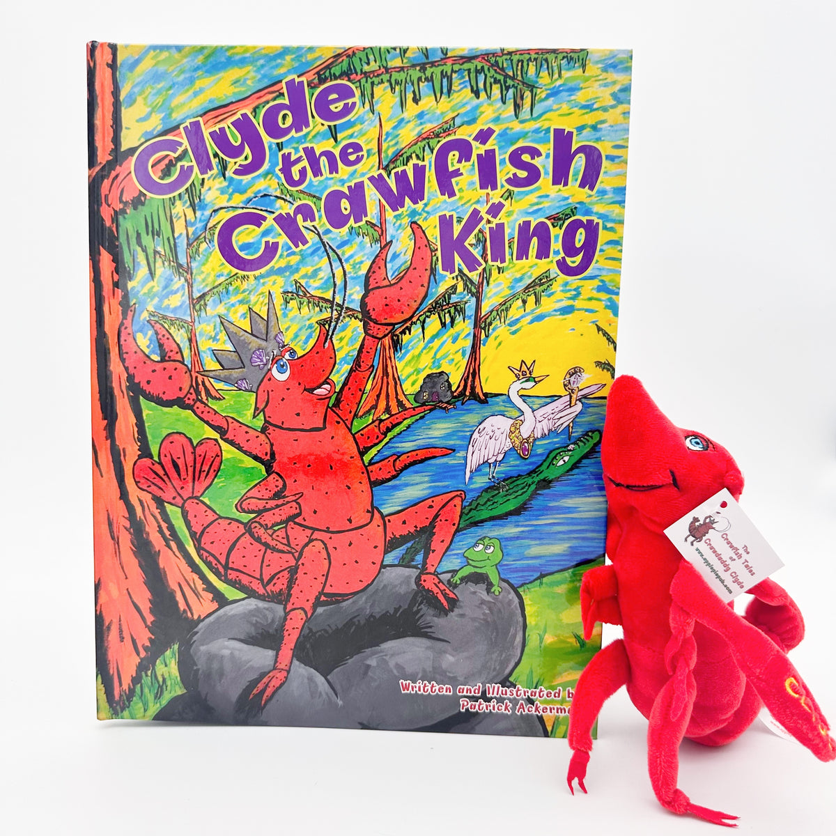 Clyde The Crawfish King Book & Plush Set - Children's Fun Southern ...