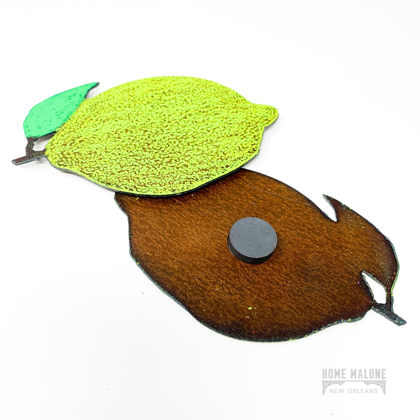 Metal Lemon Magnet - Colorful Kitchen Decor Made In The USA, NOLA Gift ...
