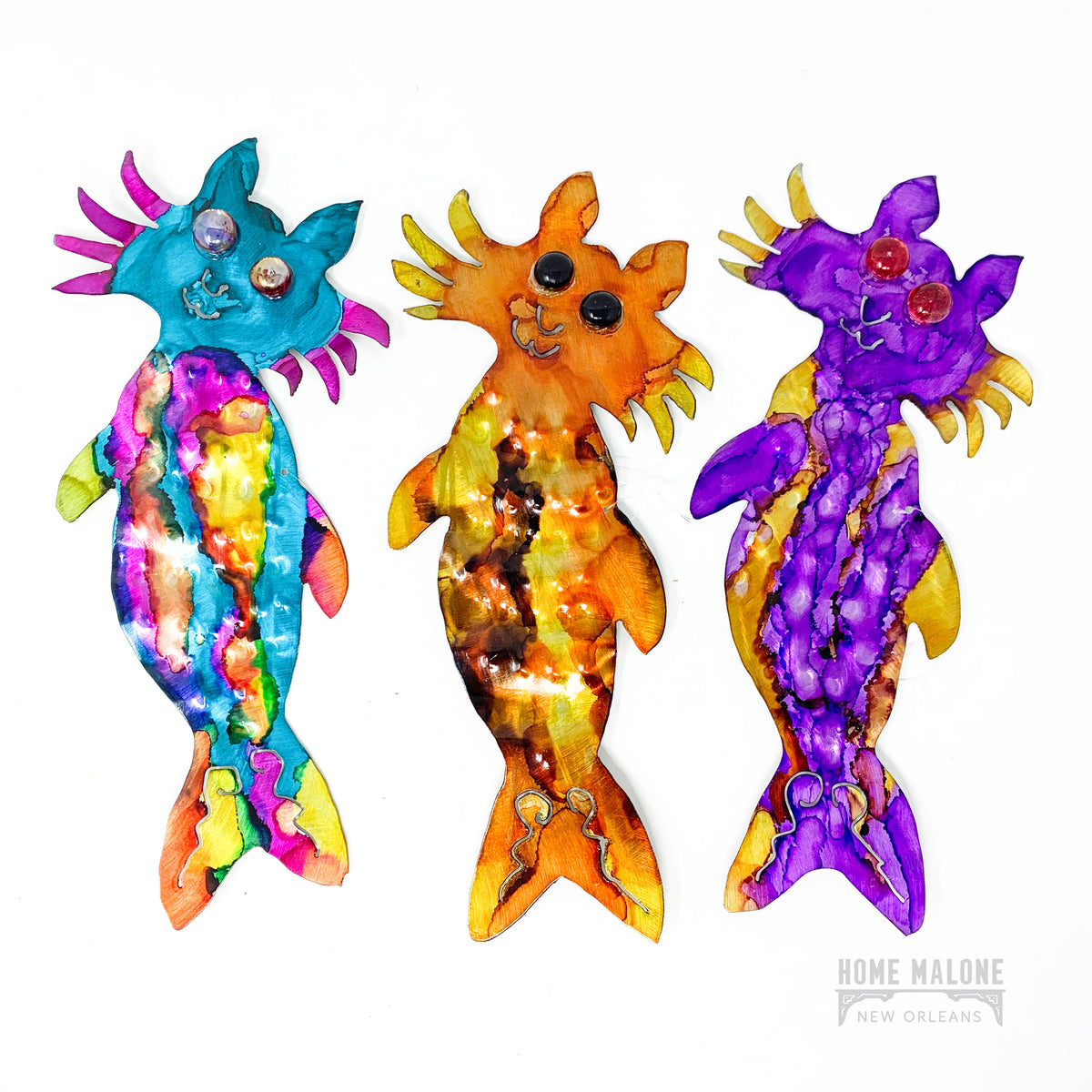 Metal Catfish Ornment - Handmade Gifts and Art in New Orleans — Home Malone