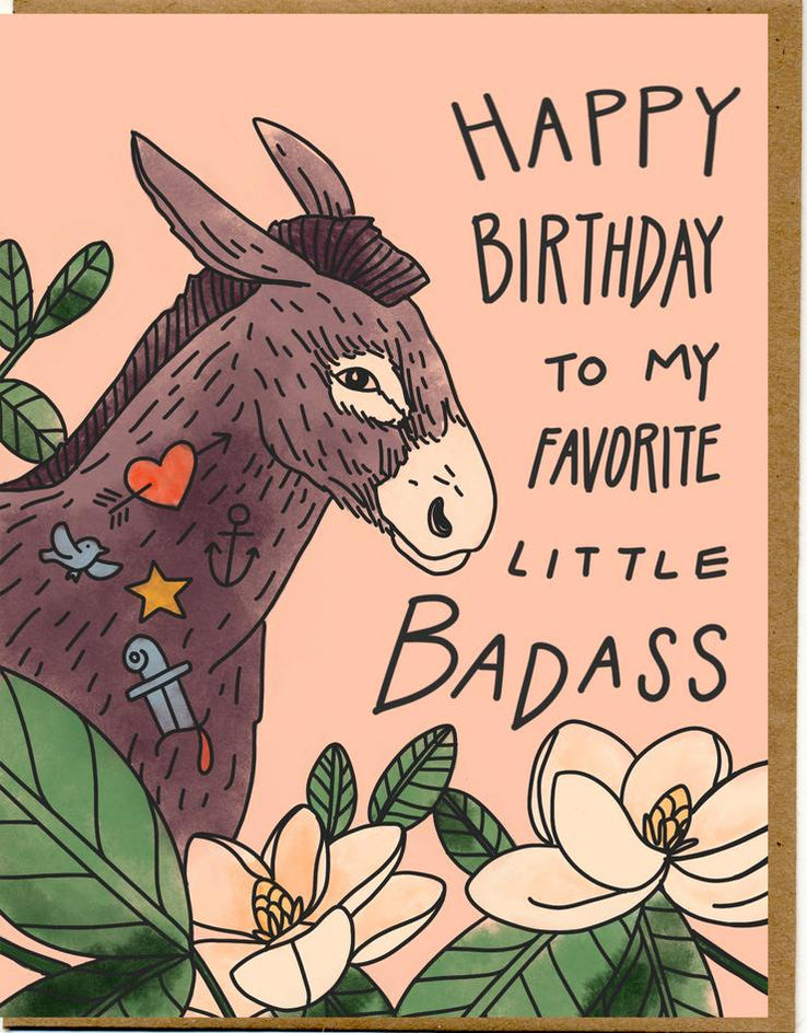 Badass Birthday Card — Home Malone